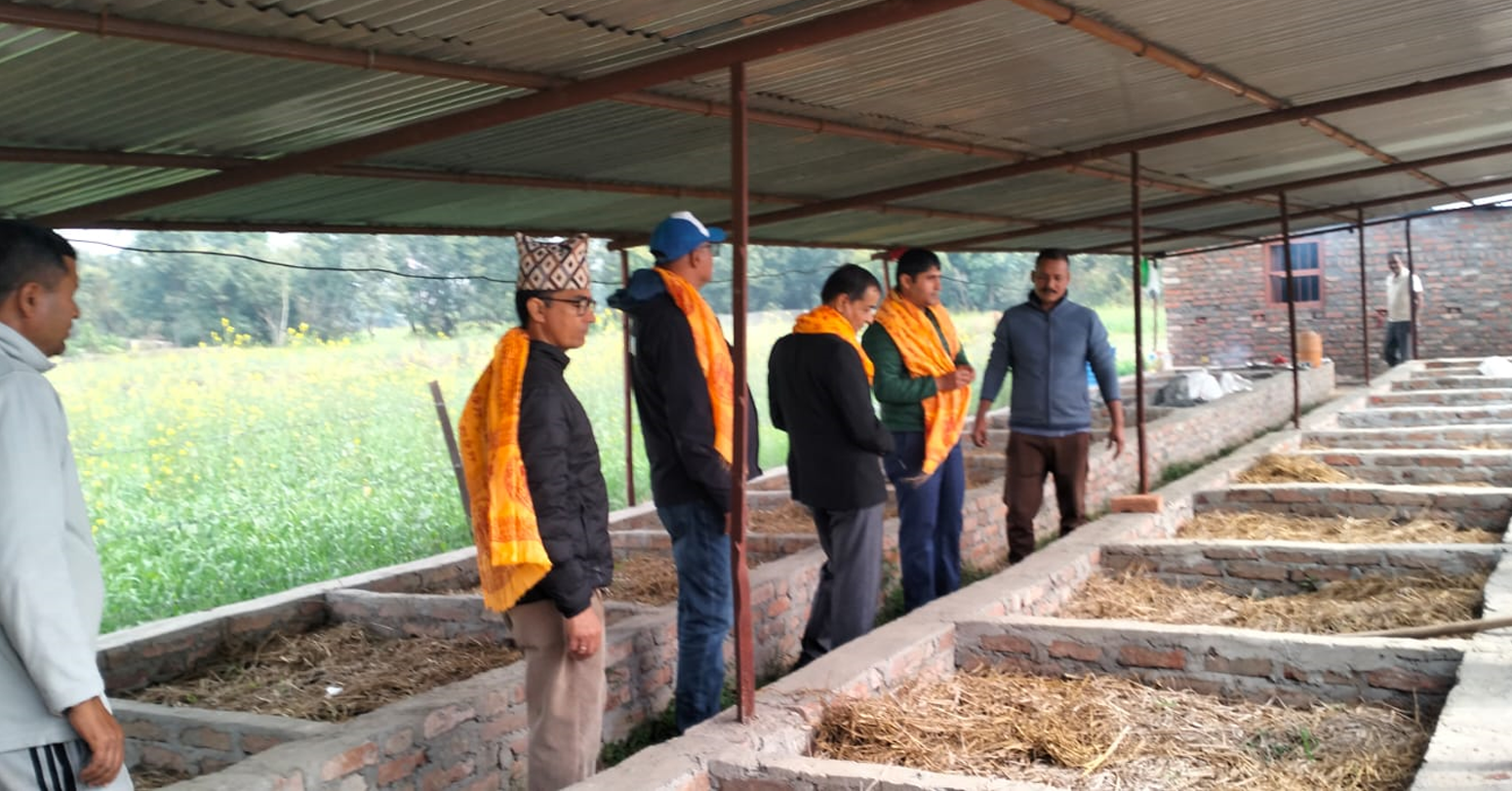 गड्यौलाबाट प्रांगारिक मल उत्पादन