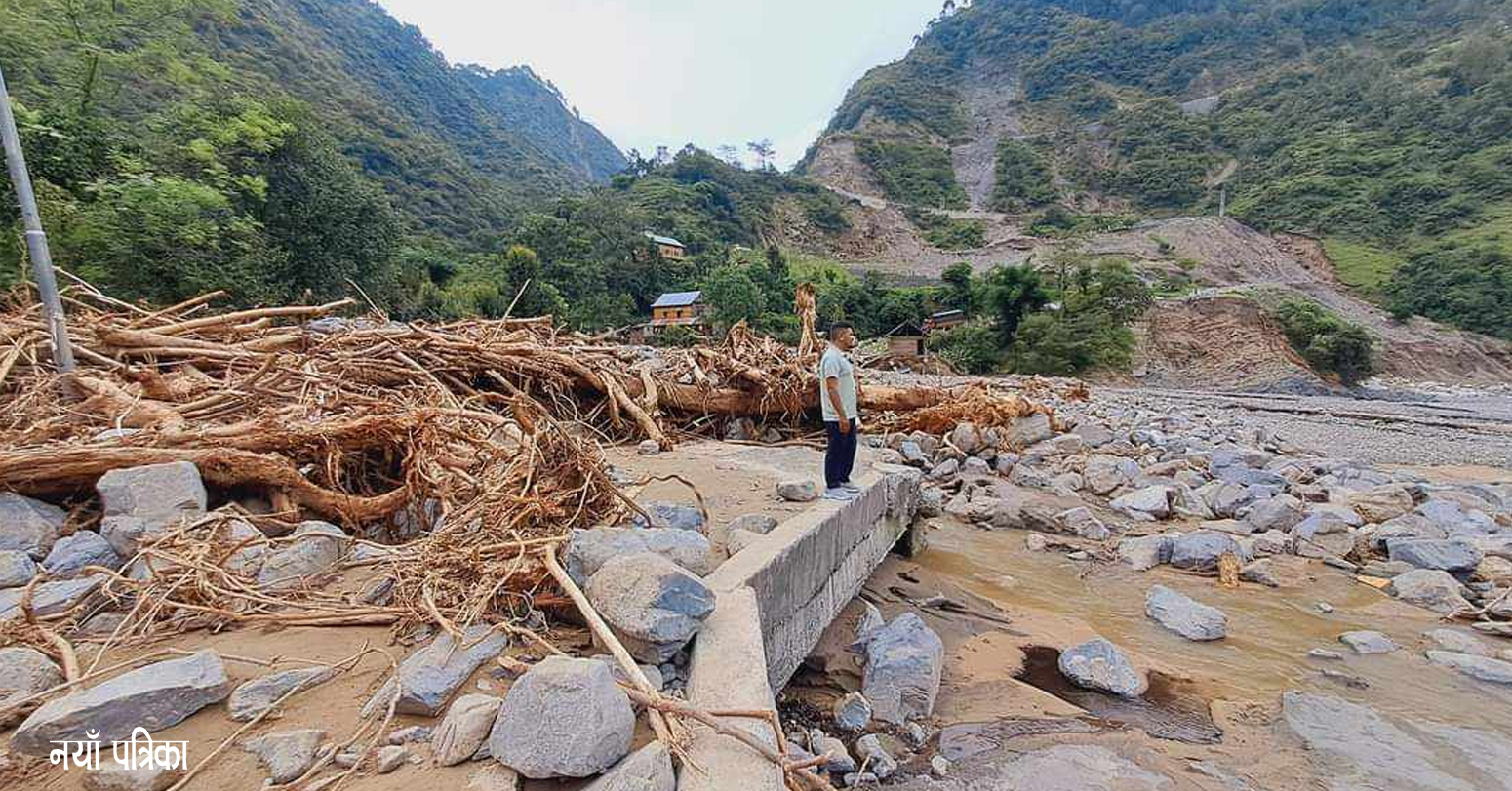 बाढीपहिरोपछिकाे कुलेखानी-सिस्नेरी सडकखण्ड (फोटोफिचर)